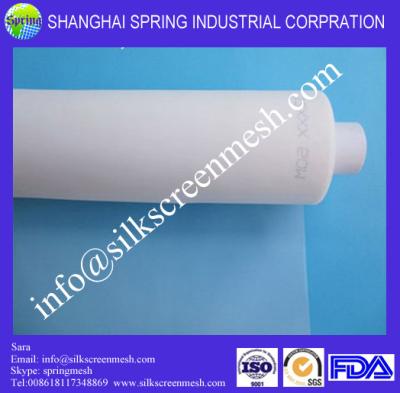 중국 polyester monofilament mesh for screen printing 43T Yellow/White  printing boting cloth 판매용