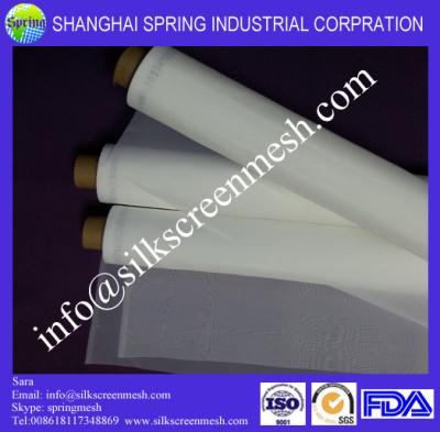 China High-quality Polyester Screen Printing Mesh for T-shirts China Supplier DPP64,55um white/yellow en venta