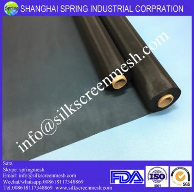 China black wire cloth 43T polyester mesh /filter wire mesh/bolting cloth/black mesh cloth for sale