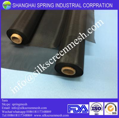 China 72T polyester black filter mesh/bolting cloth/filter fabric/black woven mesh en venta