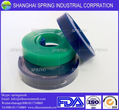 China High Wear Resistant Polyurethane Silk Screen Printing Squeegee en venta