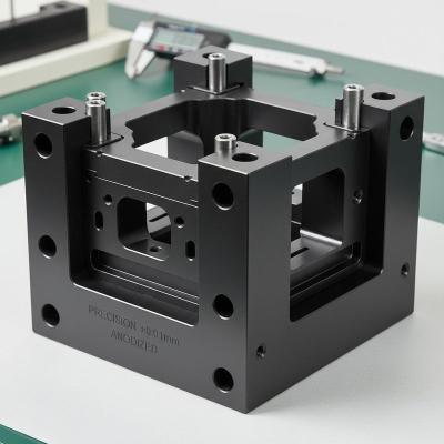 China Precision Injection Mold Base with ±0.01mm Tolerance DME Standard and Anodizing Surface Treatment for Plastic Mold Support for sale