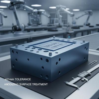 China ISO9001 Certified Injection Mold Base with ±0.01mm Tolerance and Anodizing Surface Treatment for Precision Molding for sale