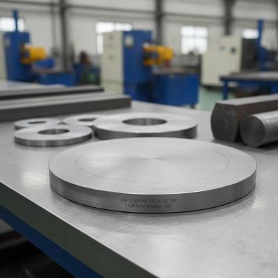China 20-500mm Diameter Cold Work Tool Steel Plate with Fair Machinability for Industrial Fabrication for sale