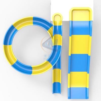 China Low Platform Theme Park Water Slide Smooth For Commercial Public Use for sale