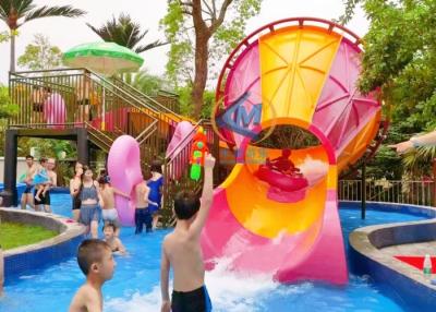 China 1.9M Height Tornado Water Park Slide High Durability For Kids Play Pool for sale