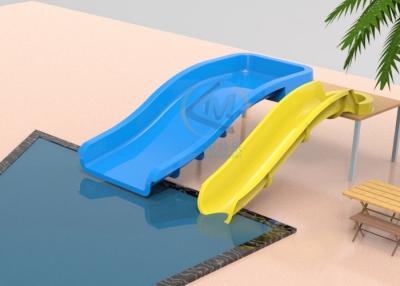 China 1.5M Height Commercial Pool Slides Outdoor Pool Slide For Children Leisure for sale
