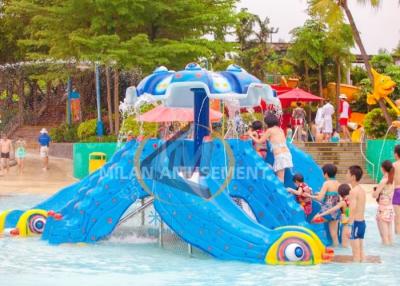 China Material de fibra de vidrio para el agua de pulpo Para el parque de atracciones piscina del hotel en venta