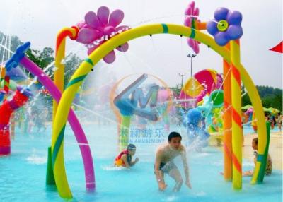 China Attractive Outdoor Splash Pad Circular Rings High Durability for sale