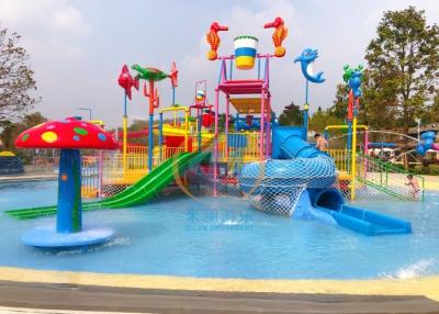 China Parque de diversiones acuático con temática oceánica Equipos Parque acuático al aire libre de fibra de vidrio en venta