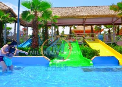China Fiberglass Aquaslide Pool Slide Customized Straight Pool Slide For Kids Adults for sale