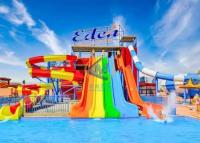 Quality FRP Spiral Water Pool Slide Durable Spiral Body Water Slide For Adults for sale