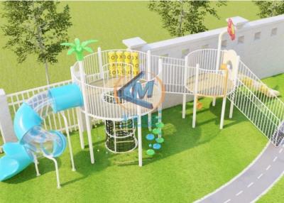 China 1300x760cm Outside Play Sets Anti Slippery Play Ground Equipment for sale