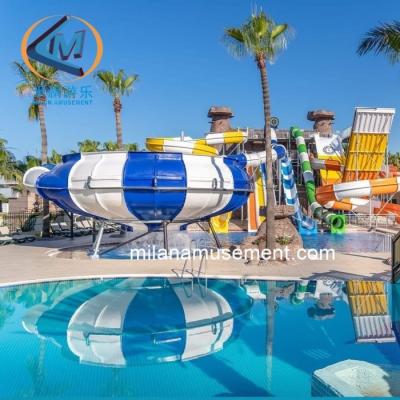 China 12.5M Height FRP Water Bowl Slide with 12+ Years Lifespan for Water Parks for sale