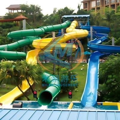China Spiral Water Slide Designed for Outdoors Or Indoors Pool and Safe for sale