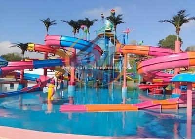 China Funny Water House Playground Equipment With FRP Slide For Kids for sale