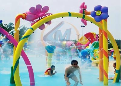 China 3.5*2.5m Arch-shaped Water Spray Water Playground Splash Pad for sale