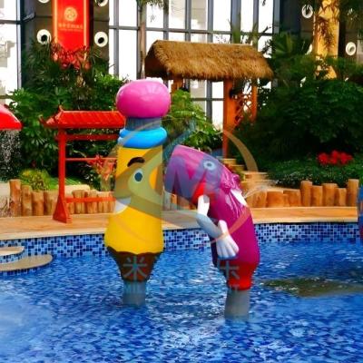 China Novel Design Pencil Shape Water Spray Kid Water Play Splash Pad for sale