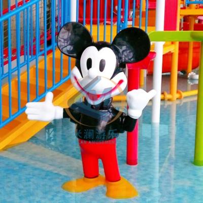 China Mickey Mouse Design Water Park Equipment Children Splash Pad for sale