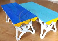 China ABS Waterproof Changing Bench 1200x400x450mm for Bathroom Gym Water Park for sale