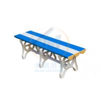 China Custom ABS Changing Bench 1200x400x450mm Waterproof Locker Room Bench for sale