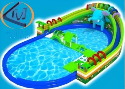 China Inflatable Water Park Equipment Children Water Slide Pool Park for sale