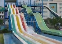 China MILAN Interactive Racer Slide 12M Platform Fiberglass Water Slide for Amusement Parks for sale