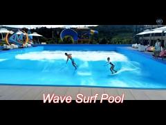 fixed type wave surf pool 19x6m thrilling for adults teenager