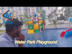 5-7m height funny water park water house playground equipment for kids