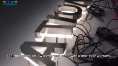 Custom Backlit LED Channel Letters | 3D Stainless Steel Signs