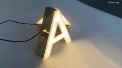 Custom Mirror Gold 3D LED Channel Letters | Illuminated Signage Manufacturer