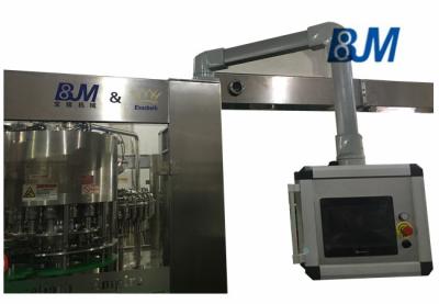 中国 -満ちます- PLC制御と1台の機械に付き3台をおおうことを洗う24000 BPHのペットボトル ウォーター 販売のため