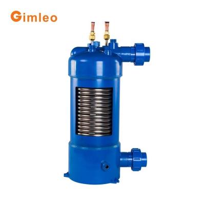 China 1.5 HP R22 Titanium Coil Sea Water Condenser MHTA-1.5 Sustainable / Durable Cooling for sale