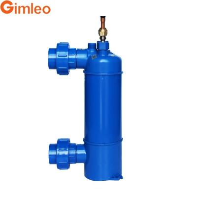 China Gimleo Titanium Swimming Pool Heat Exchanger Condenser Refrigerant Outlet 9.52mm 3.9Kg for sale