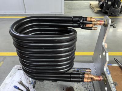 China 1 to 10 Meter Tube Length Heat Pump Condenser Featuring Robust 4mm Plate Thickness Suitable for Industrial Heat Exchange for sale