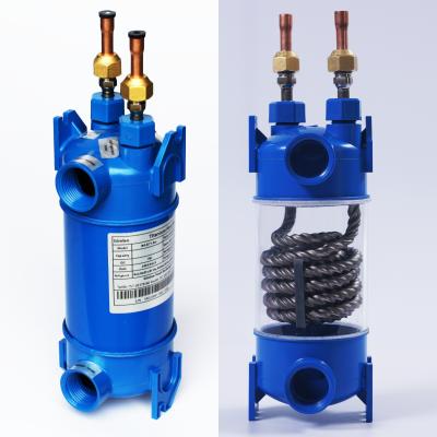 China PP Out Shell Titanium Heat Exchanger Ideal Heating Cooling Operating Temperature Range Minus 200 Celsius To 400 Celsius for sale