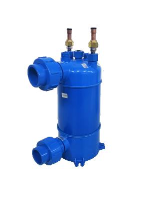 China Pure Titanium and Carbon Steel Titanium Heat Exchanger CIP Compatible with Single/Double/Triple System Options for sale