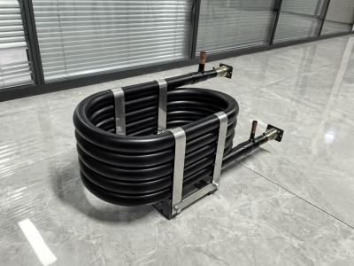 China Customizable Size 4.2MPA Max Refrigerant Pressure Coaxial Heat Exchanger with Stainless Steel Construction for sale