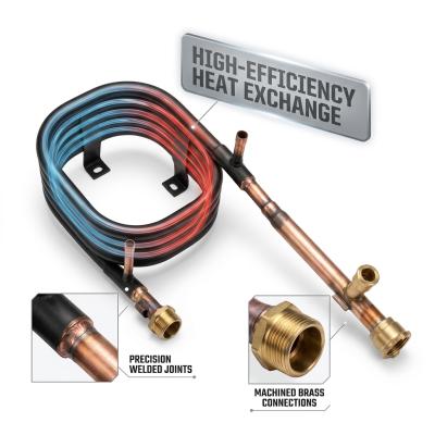 China HVAC System Coaxial Heat Exchanger Low Maintenance Construction for sale