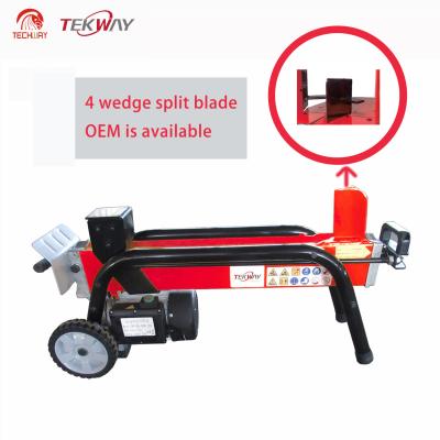 Cina Macchina idraulica 1500W 52cm del separatore della legna da ardere dell'unità di elaborazione del separatore di legno elettrico del ceppo in vendita