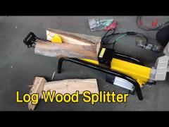 Electric Log Wood Splitter 1500W Hydraulic Lightweight For Firewood