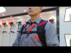 Backpack Petrol Brush Cutter 33cc Displacement Bg328 For Cutting Brush / Grass
