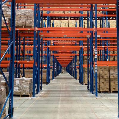 China Heavy Duty Warehouse Industrial Pallet Storage Racks 1000kg-3000kg Weight Capacity for sale