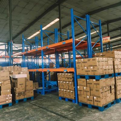 China Customized Warehouse Pallet Rack With Orange Industrial Adjustable Heavy Duty Racks for sale