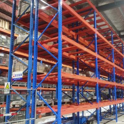 China Powder Coated Warehouse Pallet Racking Adjustable Heavy Duty Pallet Racks Store Shelf for sale