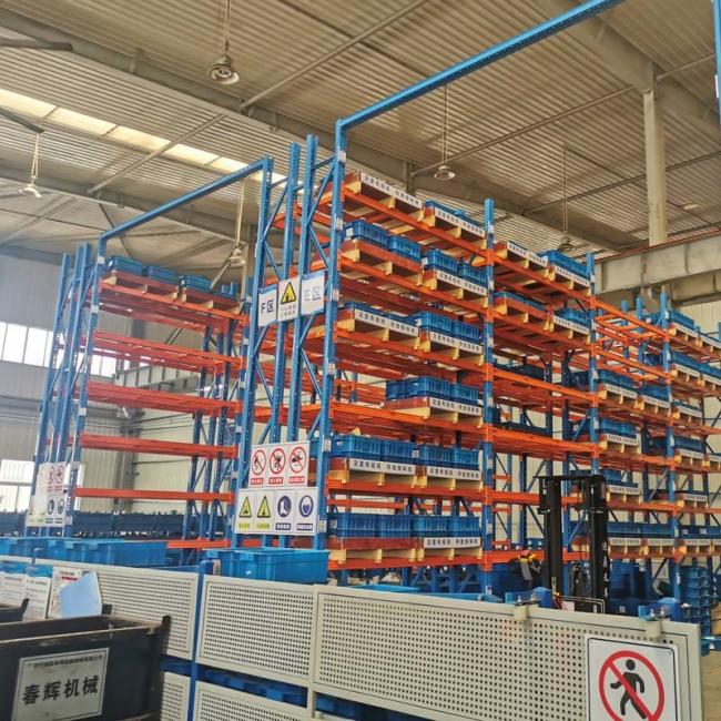 Custom color options for industrial racking systems