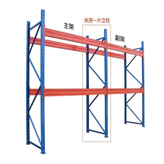 Warehouse pallet rack installation example