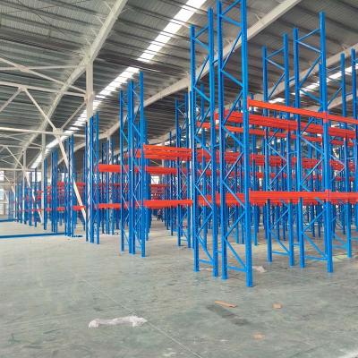 China Sturdy Construction Warehouse Pallet Racking Adjustable Heights For Optimal Space Utilization for sale