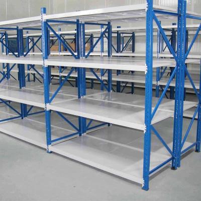 China OEM Size Industrial Warehouse Shelving Racks 100kg-600kg 4 Floors Shelving Units for sale