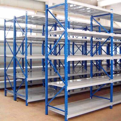 China Customized Adjustable Warehouse Rack Metal Boltless Shelf 1000Kg-5000Kg Capacity for sale